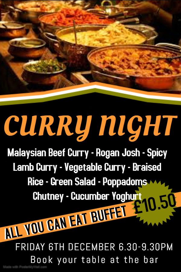 Curry Night – Purley Sports Club